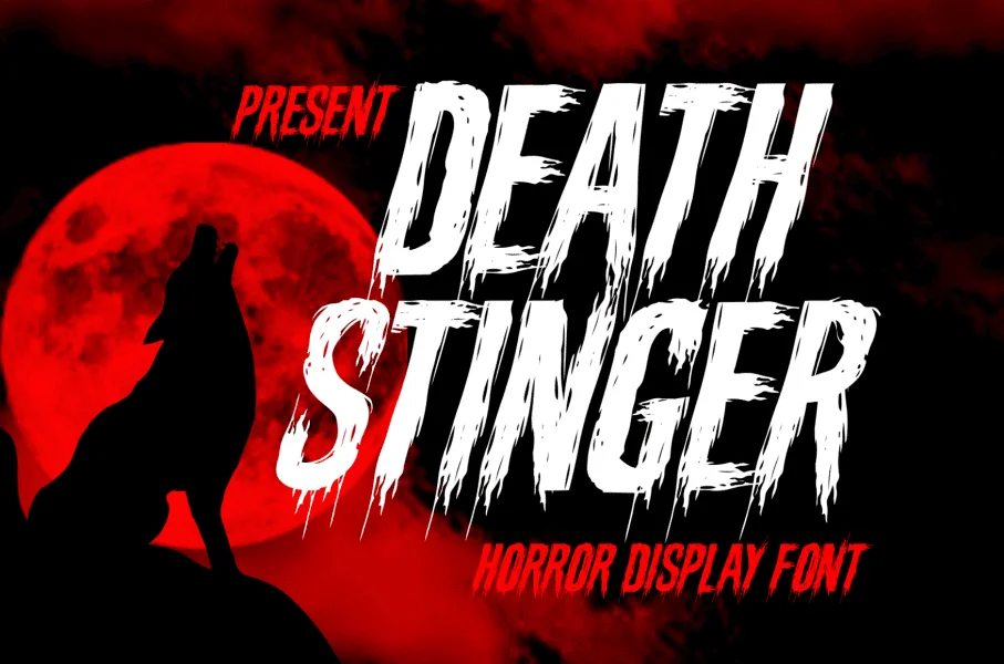 Death Stinger Font | Download Free Font | FontChase