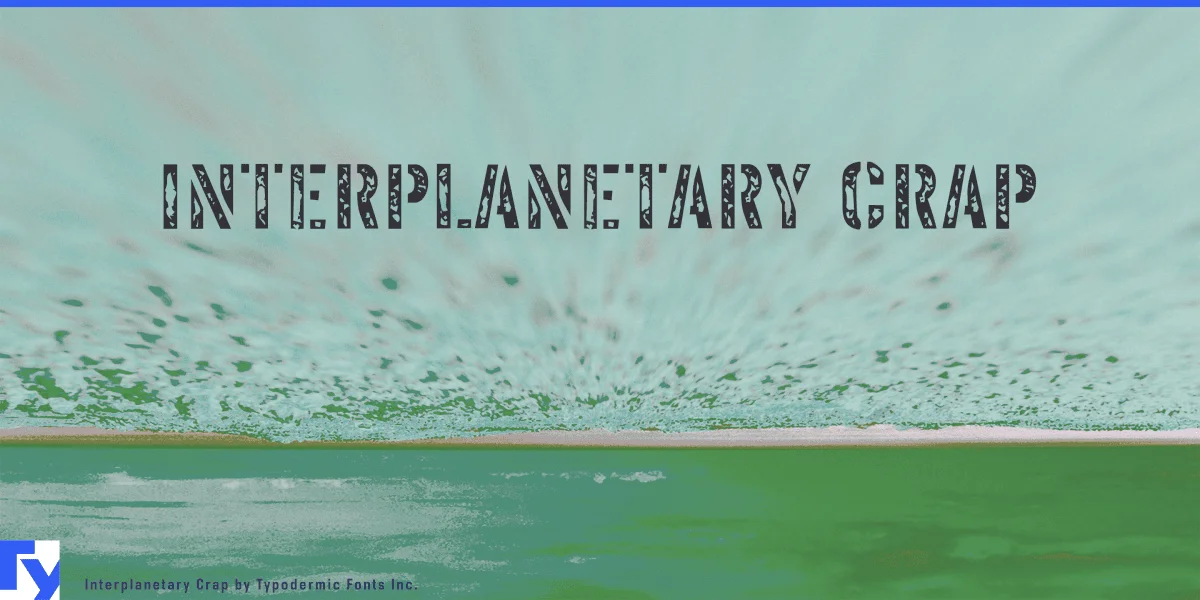 Interplanetary Crap Font | Download Free Font | FontChase