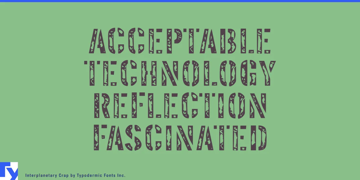 Interplanetary Crap Font | Download Free Font | FontChase