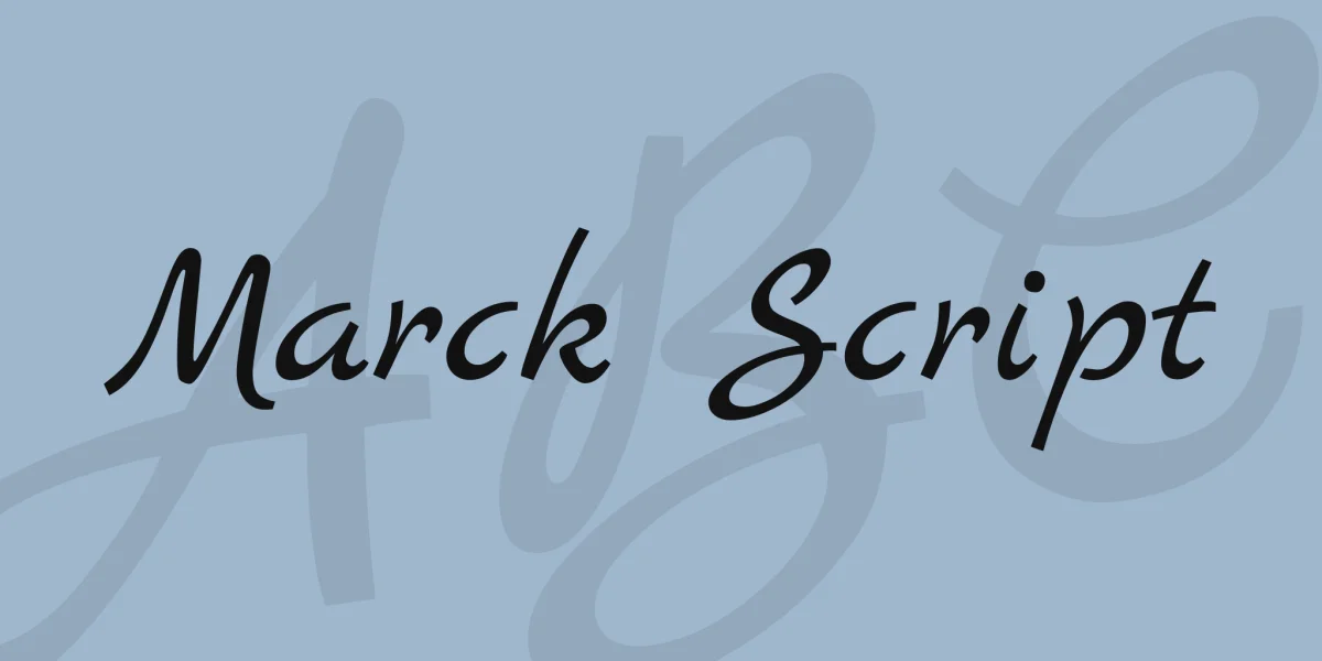 Marck Script Font | Download Free Font | FontChase