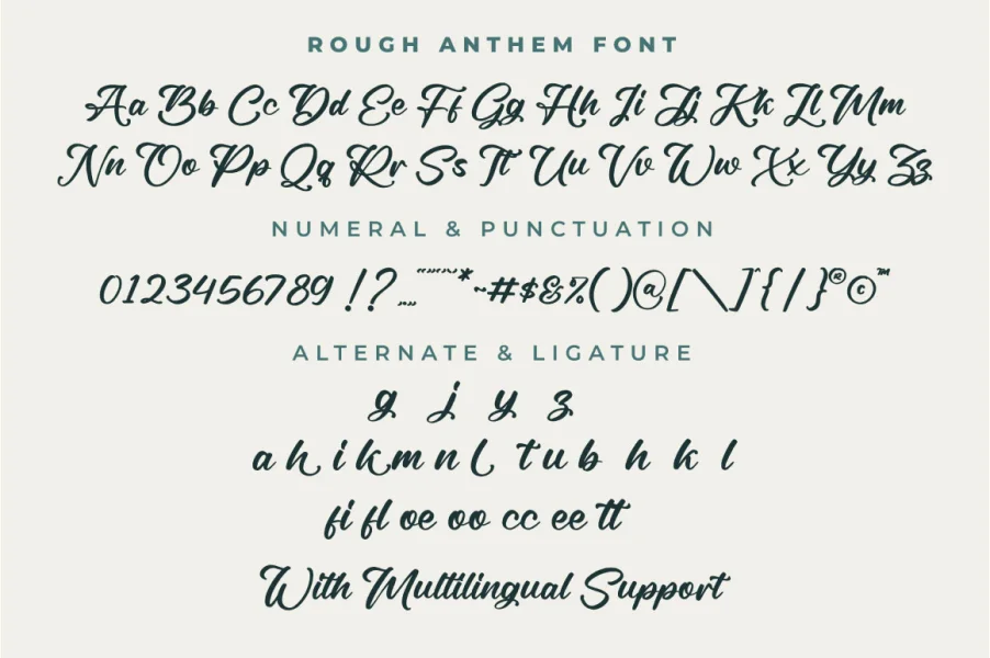 Rough Anthem Font Family | Download Free Font | FontChase